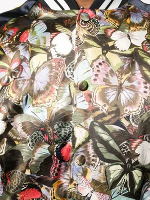 Valentino Garavani Butterfly-print Bomber Jacket