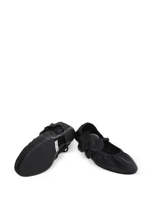 Zimmermann Orchid Ballet Flats - Black