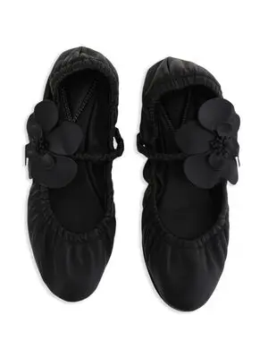Zimmermann Orchid Ballet Flats - Black