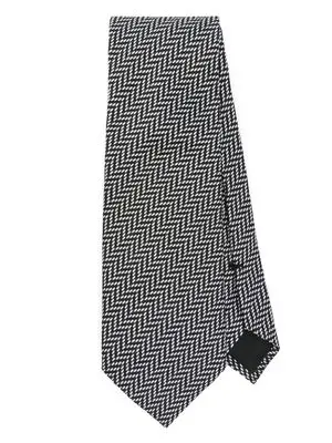 TOM FORD Chevron-pattern Neck Tie