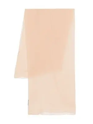 Alberta Ferretti Silk Scarf - Neutrals