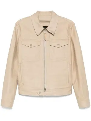 TOM FORD Gabardine-weave Jacket - Neutrals