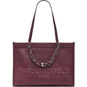 Karl Lagerfeld Paris Savoie Tote - Raisin