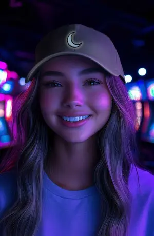 DALIX Moon Baseball Cap - Gray