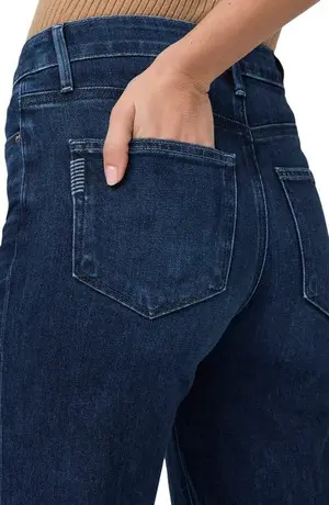 Paige Leenah High-waist Wide-leg Jeans - Praline