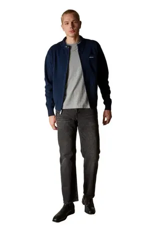 MEMBERS ONLY Iconic Racer Sweater - Navy
