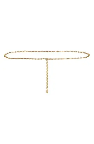 Madewell Chain Belt - Coffee Gold