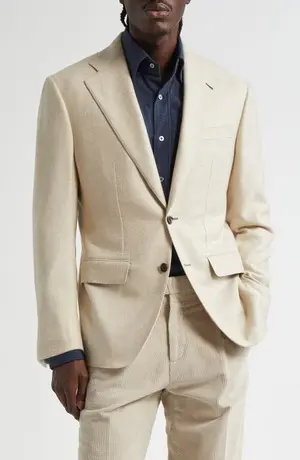 Thom Sweeney Notched Lapel Coats For Men
