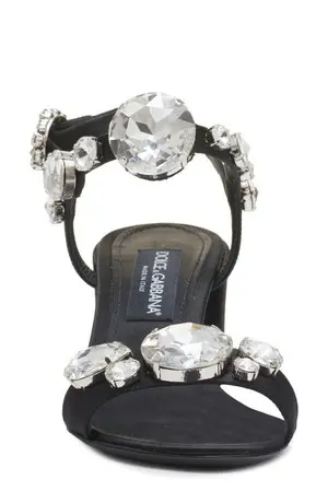 Dolce & Gabbana Crystal Embellished Sandals