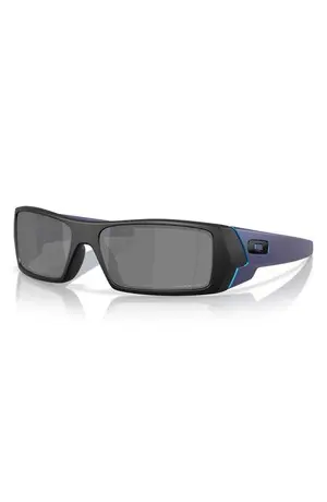 Oakley Gascan 60mm Polarized Rectangle Sunglasses - Matte Black