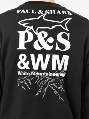WHITE MOUNTAINEERING X Paul & Shark Logo-print Sweatshirt