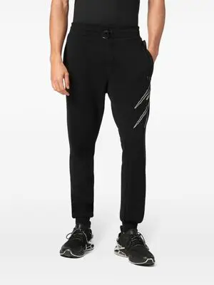 PLEIN SPORT Graphic-print Track Pants - Black