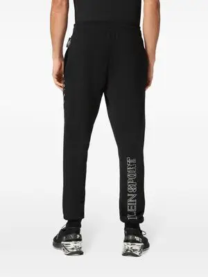 PLEIN SPORT Graphic-print Track Pants - Black