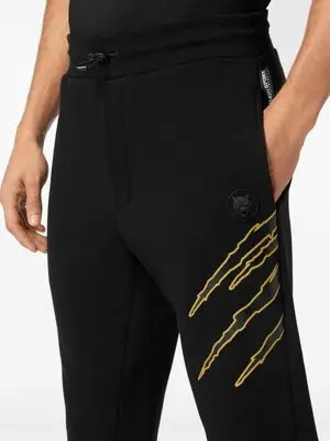 PLEIN SPORT Scratch-print Track Pants