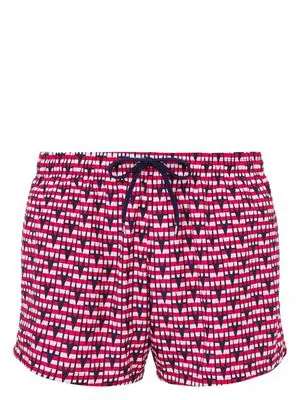 Moschino Patterned Swim Shorts - Blue