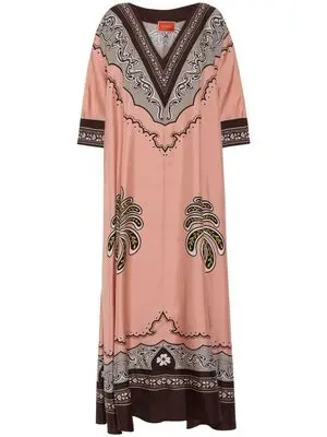 La DoubleJ Muumuu Maxi Dress - Pink