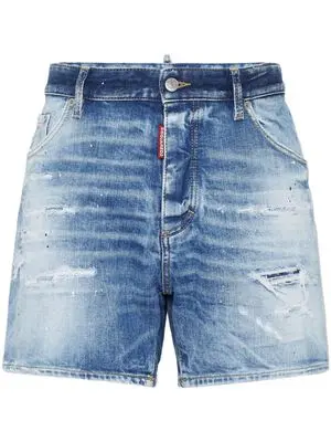 Dsquared2 Distressed Shorts For Men