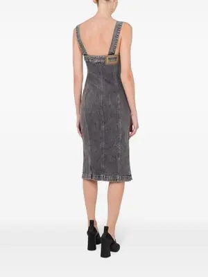 Moschino Denim Midi Dress - Grey