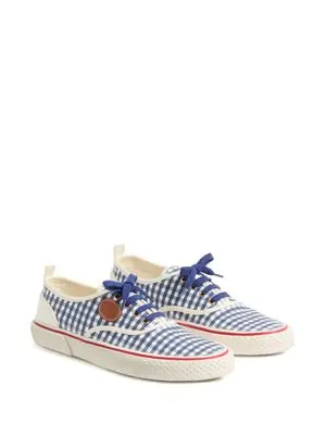 Valentino Garavani Vichy Check-print Sneakers - Blue