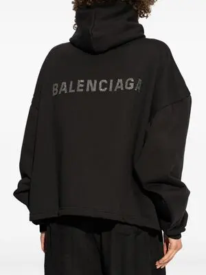 Balenciaga Logo-studded Hoodie