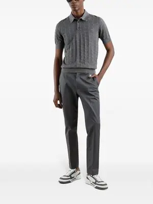 Dolce & Gabbana Logo-jacquard Polo Shirt