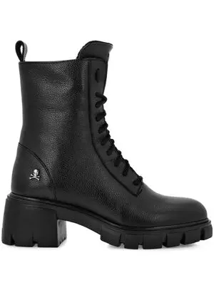 Philipp Plein Leather Boots