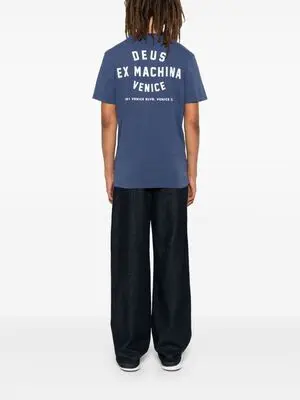 Deus Ex Machina Venice Skull T-shirt - Blue