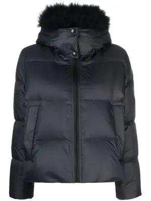 YVES SALOMON Detachable Hood Puffer Jacket
