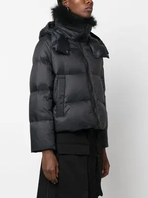 YVES SALOMON Detachable Hood Puffer Jacket