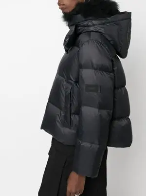 YVES SALOMON Detachable Hood Puffer Jacket