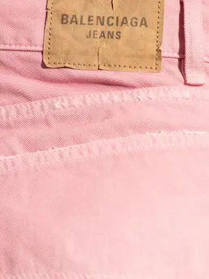 Balenciaga Wide-leg Jeans - Pink