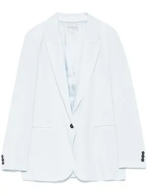 FORTE_FORTE Crepe Blazer - Blue