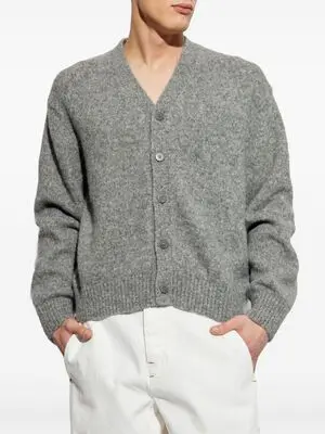 Jacquemus Long Sleeve Cardigan - Grey