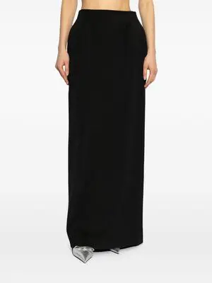 Balenciaga Wool Maxi Skirt - Black