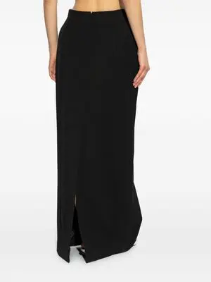 Balenciaga Wool Maxi Skirt - Black