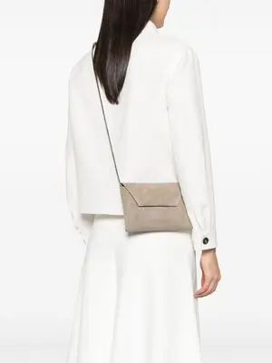 Brunello Cucinelli Suede Clutch - Grey