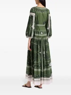 La DoubleJ Viviana Maxi Dress - Green