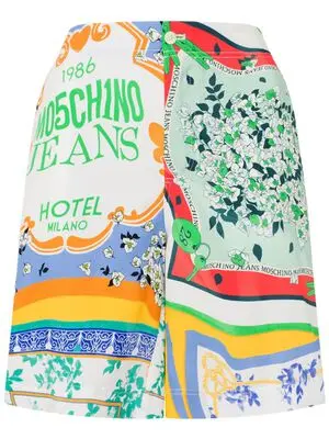 Moschino Jeans Printed Shorts For Women