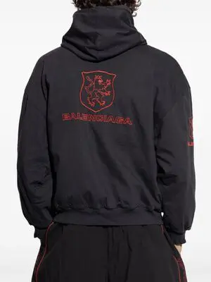 Balenciaga Logo-embroidered Hoodie