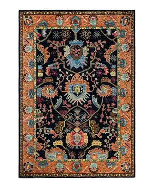 Bloomingdale'S Serapi M1999 Area Rug, 6' X 8'11 - Navy
