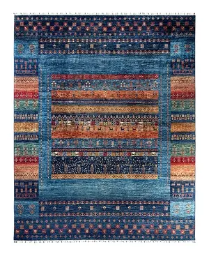 Bloomingdale'S Tribal M1999 Area Rug, 9'2 X 11'8 - Blue
