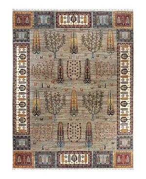 Bloomingdale'S Tribal M1999 Area Rug, 9' X 11'9 - Brown