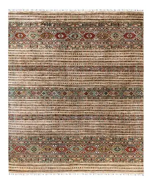 Bloomingdale'S Tribal M1999 Area Rug, 8'2 X 9'10 - Brown