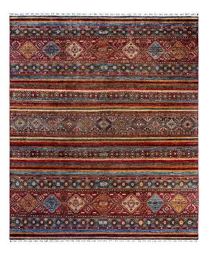 Bloomingdale'S Tribal M1999 Area Rug, 8'3 X 9'7 - Red