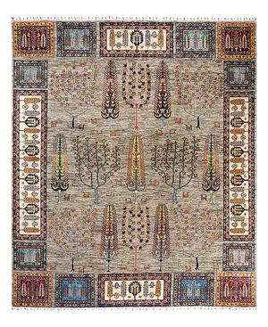 Bloomingdale'S Tribal M1999 Area Rug, 8'3 X 9'8 - Brown