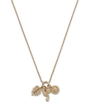 Bloomingdale'S Diamond Garden Inspired Charm Necklace - Gold