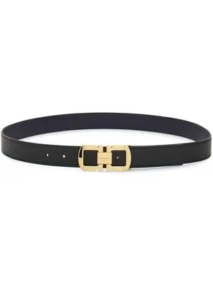 FERRAGAMO Reversible Leather Belt - Blue