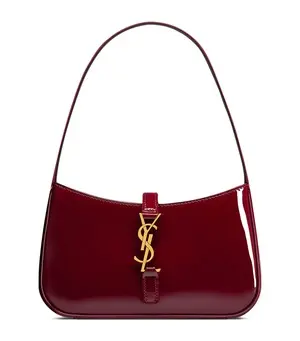 Saint Laurent Mini Patent Leather Le 5 À 7 Shoulder Bag - Red