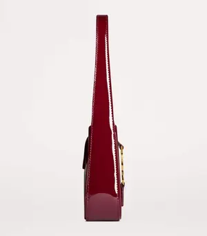 Saint Laurent Mini Patent Leather Le 5 À 7 Shoulder Bag - Red