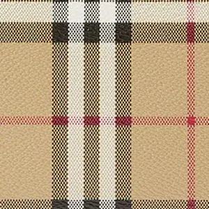 Burberry Check Zipped Wallet - Brown